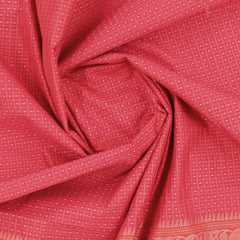 Ruby Red Kalakshetra Kovai Cotton Saree – PSR Silks